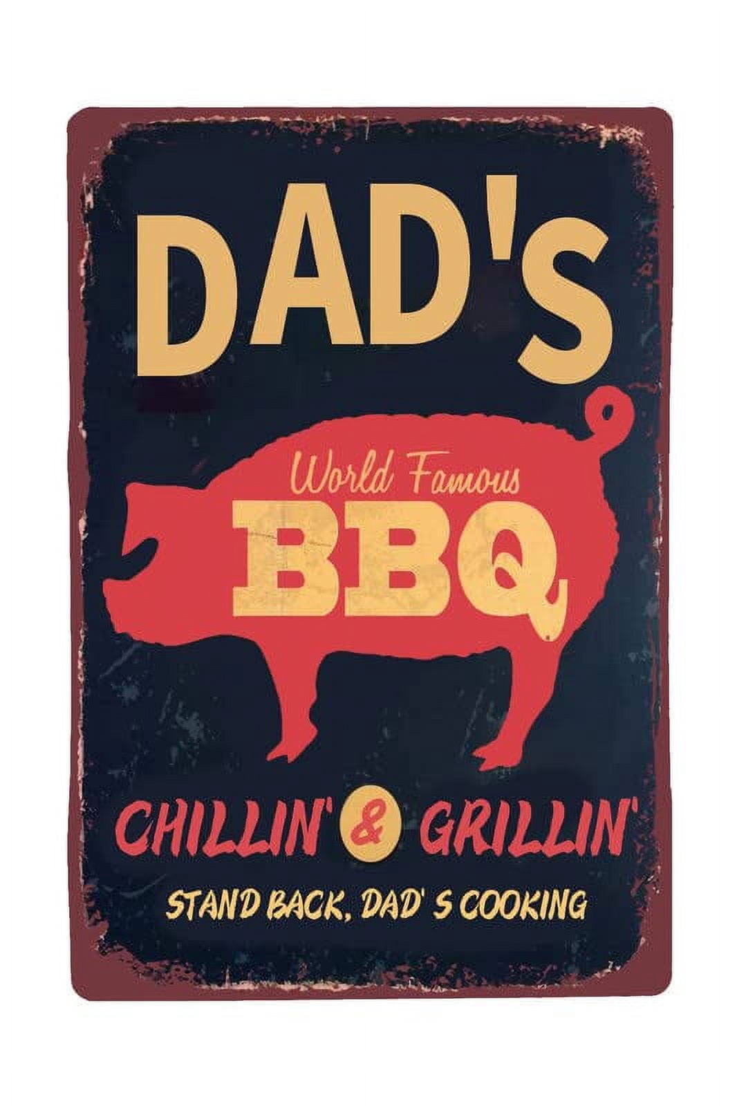 BBQ Metal Signs Bar Pub Diner Barbeque Sign Vintage Poster Home Wall ...