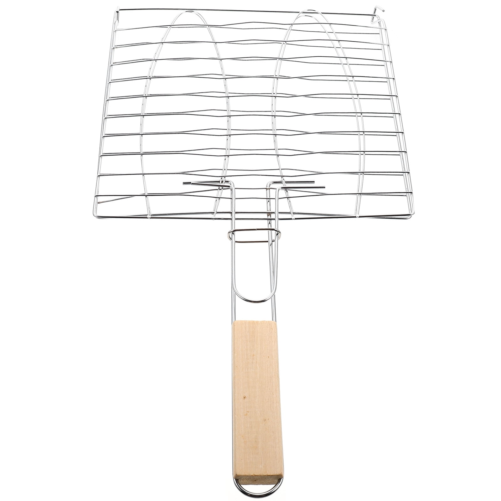 BBQ Net Barbecue Meat Rack Grill Basket Grillgrates Vegetable Clip Mesh ...
