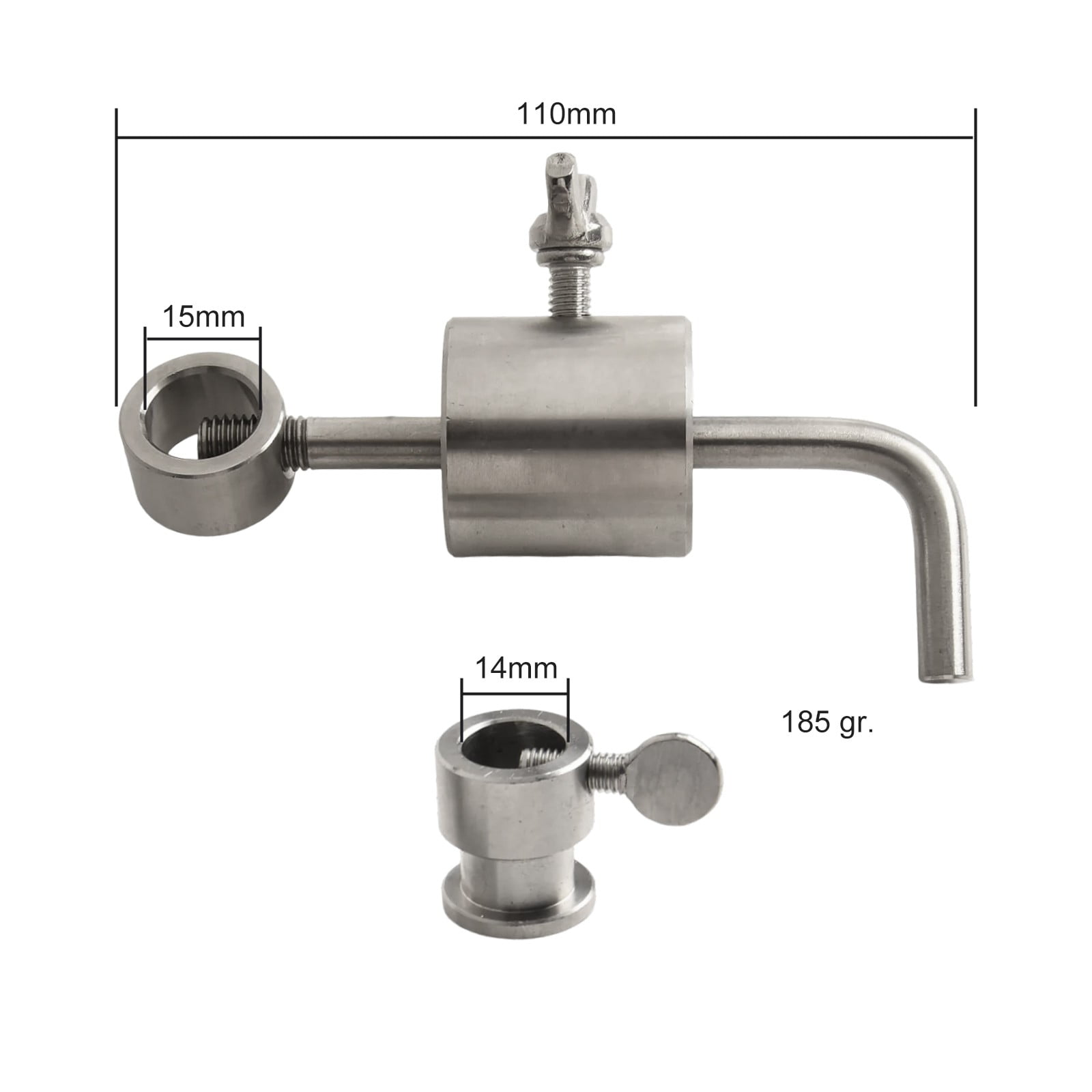 BBQ Oven Balancer L-shaped Bar Weight Balancer Rod Limiter Stainless ...
