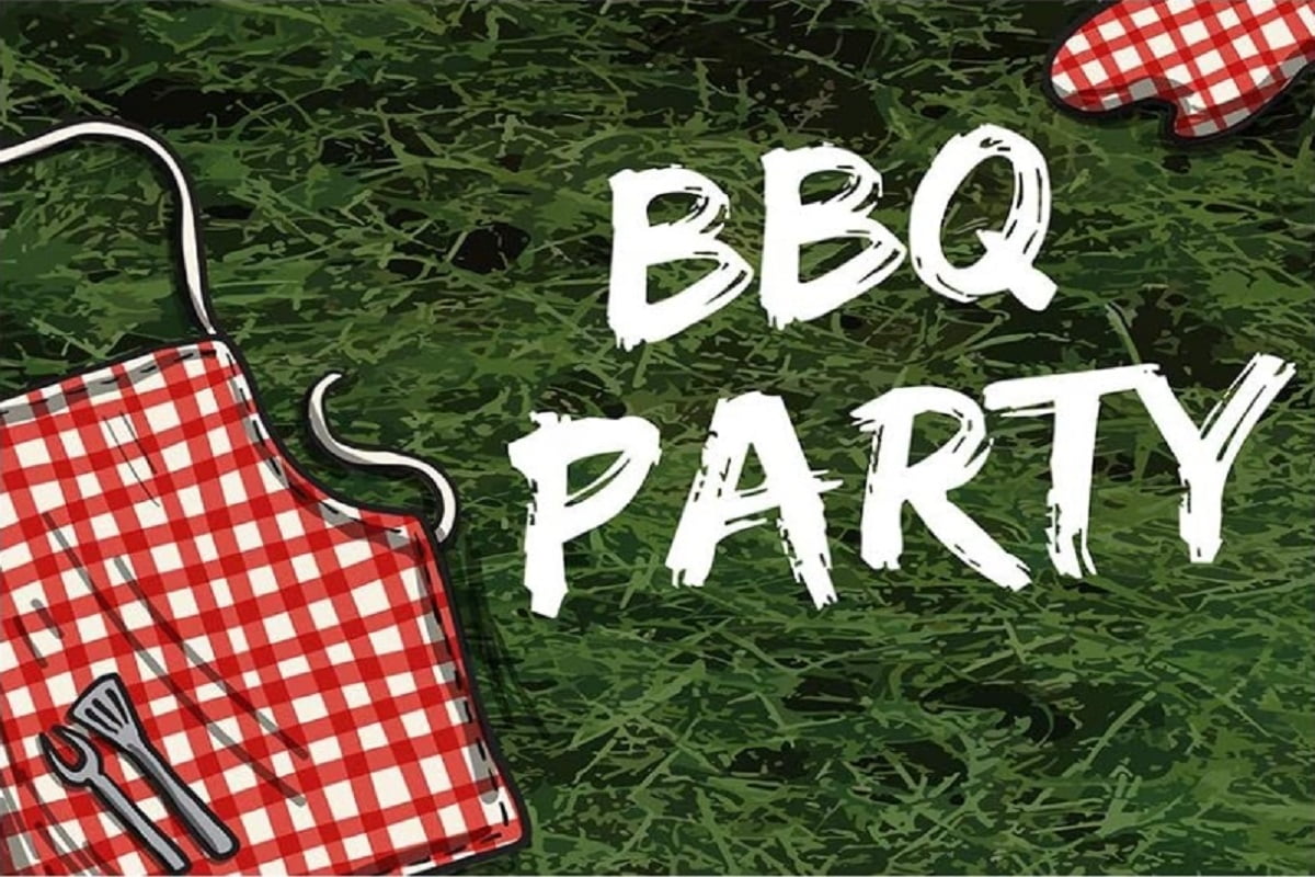 BBQ Photography Backdrops Party Meadow Wild Party Photo Booth Props ...