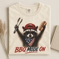 BBQ Raccoon Shirt, Patriotic 4th of July Tee, Funny Grill Master ...