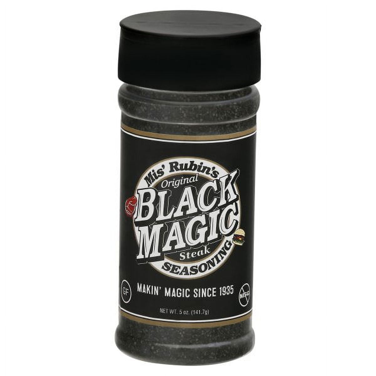 Mis’ Rubin’s Black Magic BBQ Rub: Gourmet Dry Seasoning for Steak ...