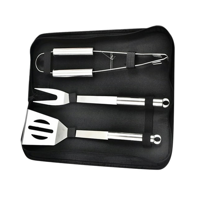 BBQ SET Grill Cooking Utensils Kit Stainless Steel Tool Barbeque ... BBQ SET Grill Cooking Utensils Kit Stainless Steel Tool Barbeque ...