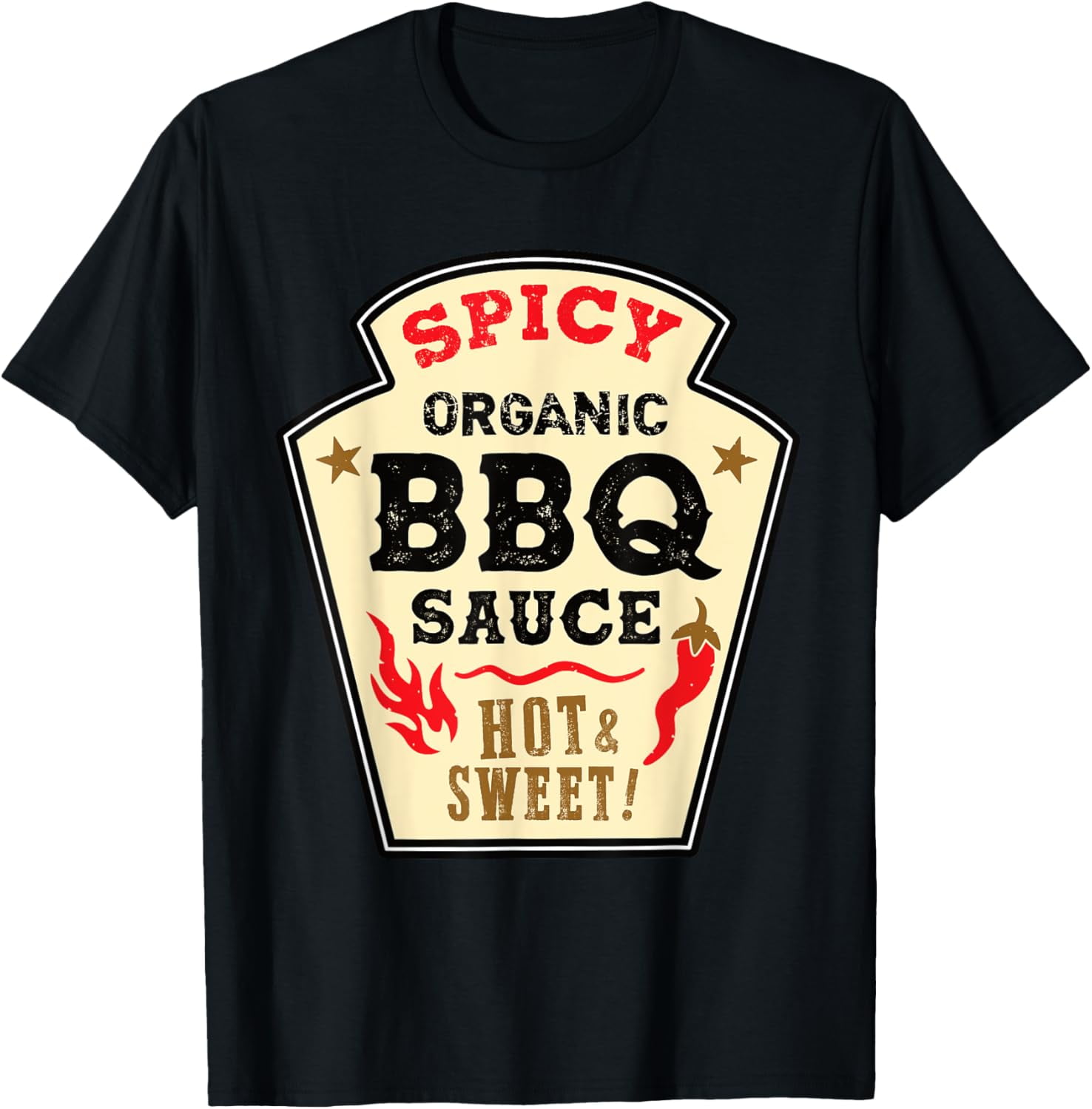 BBQ Sauce Hot Spicy Grill Ketchup Barbeque Halloween Costume T-Shirt ...