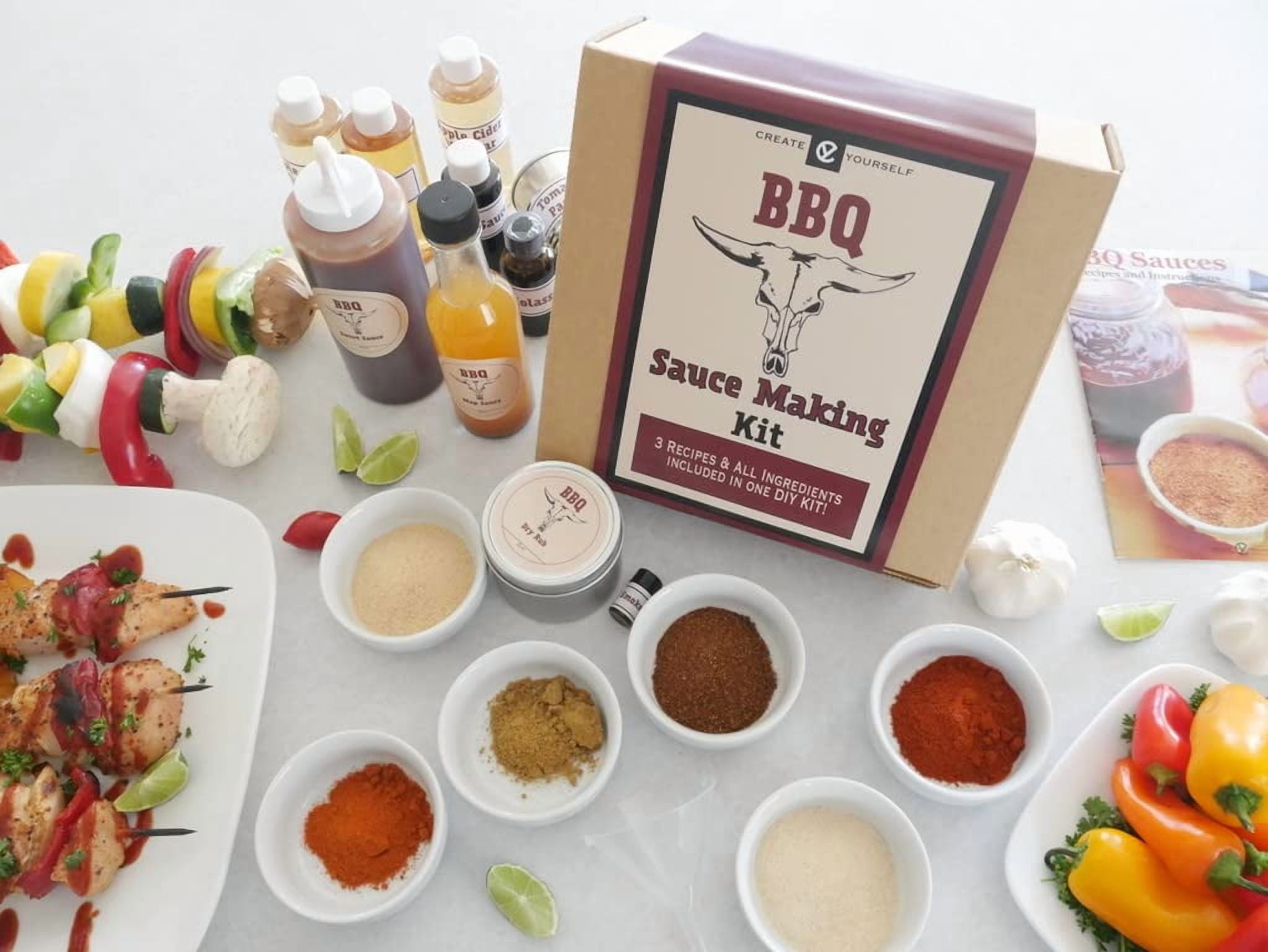 BBQ Sauce Making Kit VTF5 (Gift Idea, DIY Activity, Own BBQ Sauces and ...