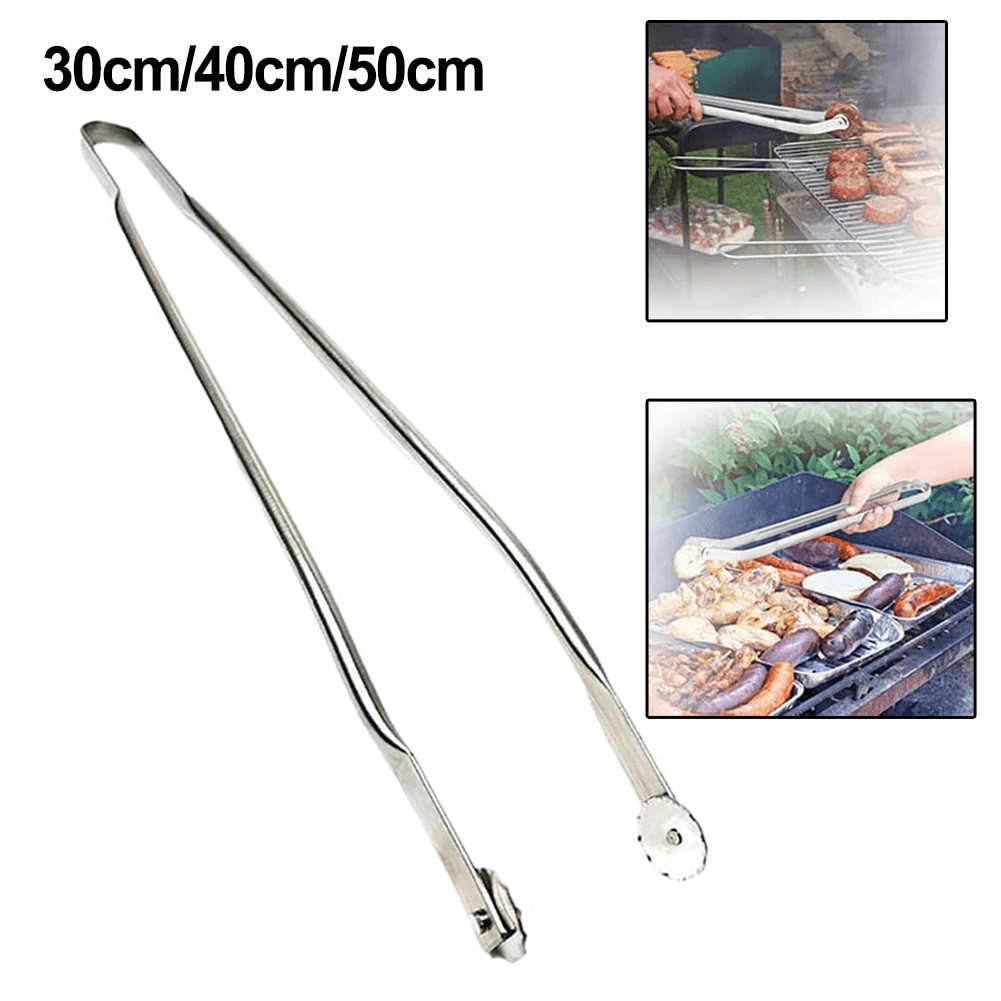 BBQ Sausage Grill Tongs - BBQ Turning Tongs for Cooking, Long Handle ...