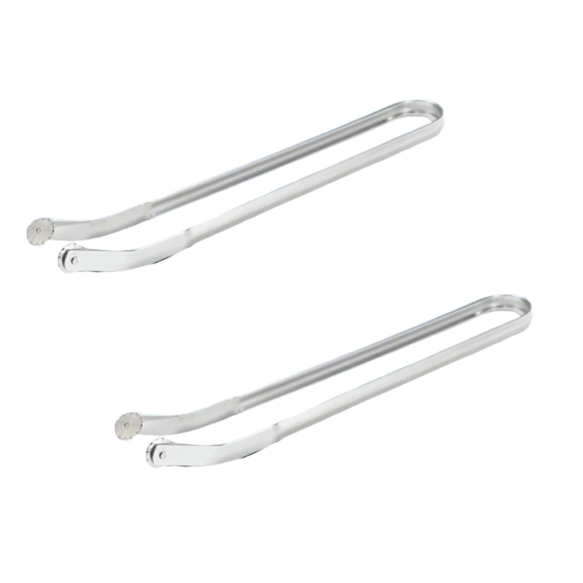 BBQ Sausage Turning Tongs Tweezer Sturdy Serving Metal Food Kitchen ...