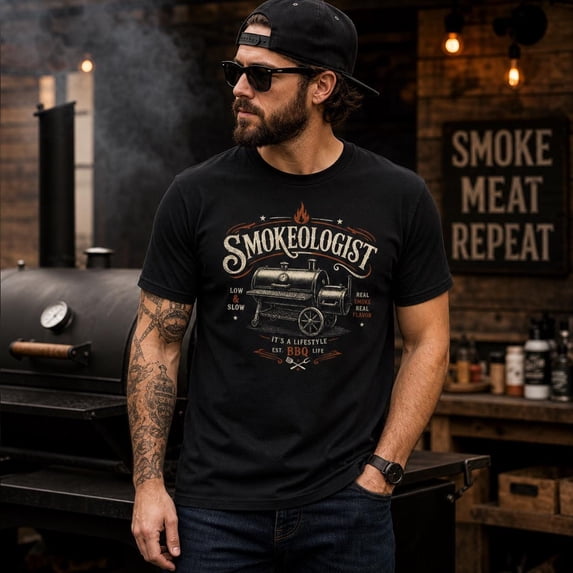 BBQ Smoker Shirt, Smokeologist Tee, Pitmaster T-Shirt, Grill Master ...