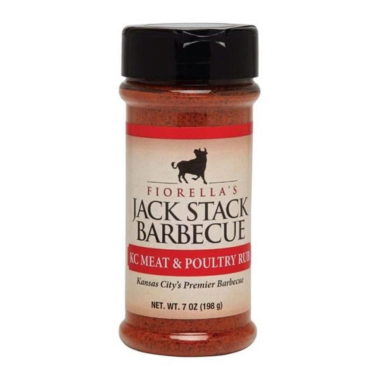 Fiorellas Jack Stack BBQ Rub, Meat & Poultry Seasoning, Mild Garlic ...