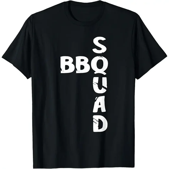 BBQ Squad Grilling Team Graphic Print Unisex Short Sleeve T-Shirt ...