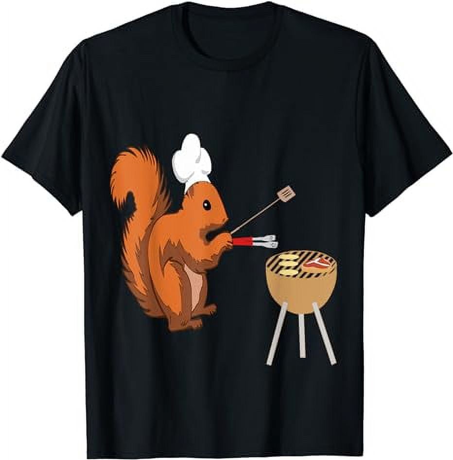 BBQ Squirrel Grilling Cooking Grillmaster Sausage T-Shirts - Walmart.com