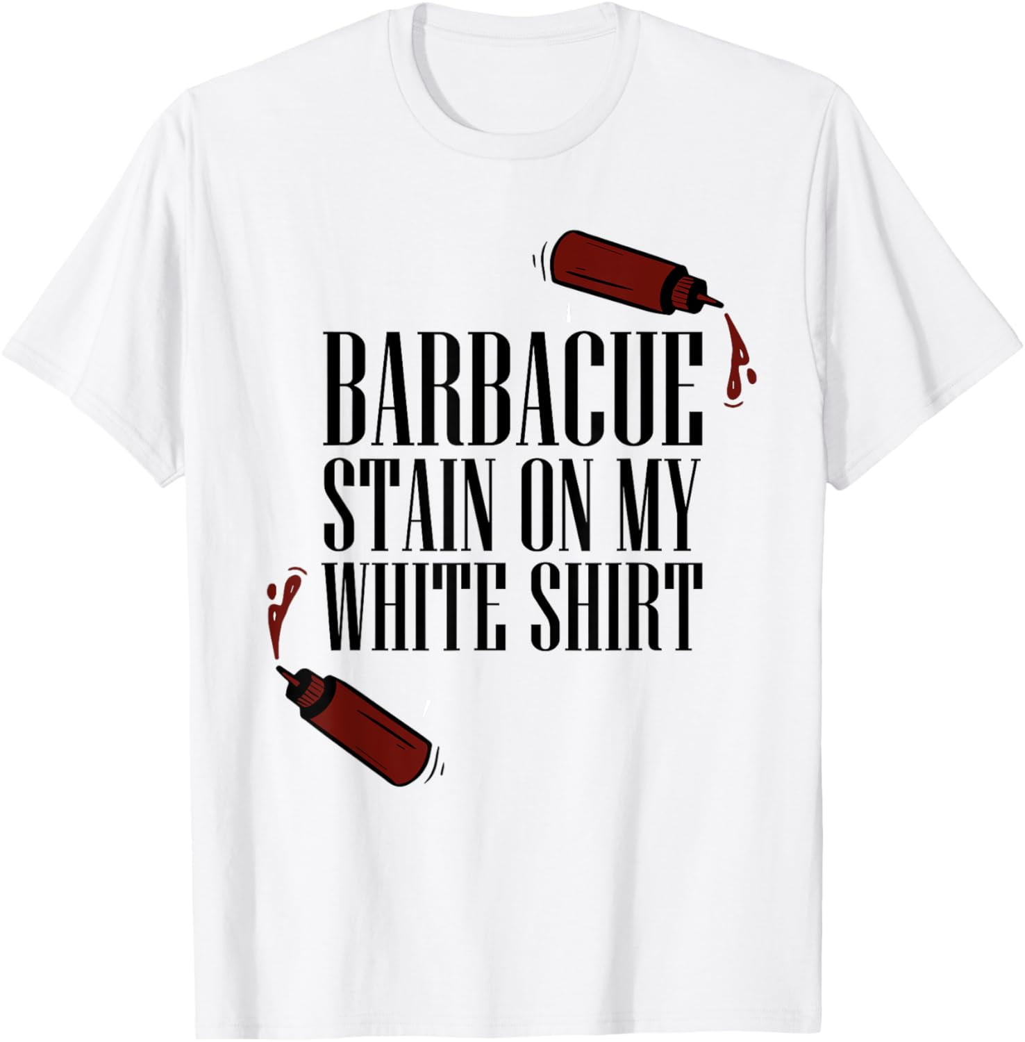 BBQ Stain on my White T-Shirt - Walmart.com