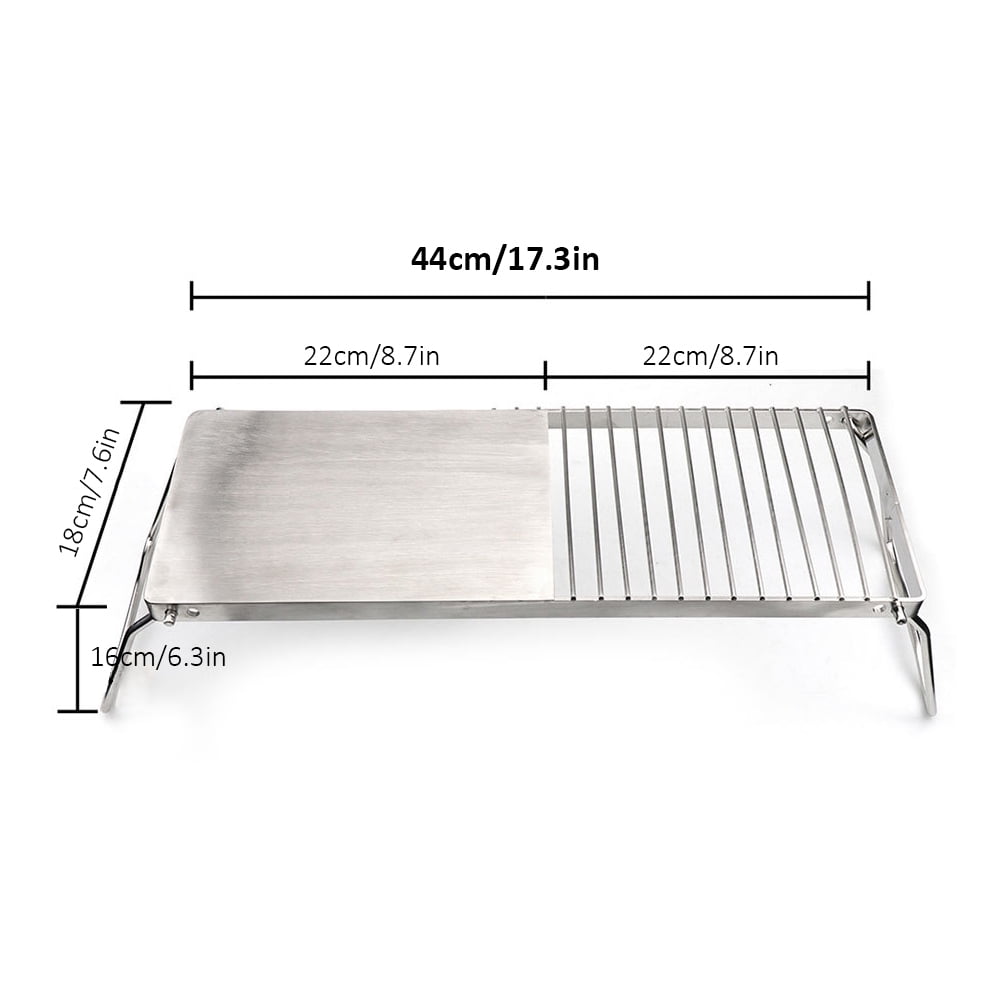 BBQ Stand,Table Pot Bbq Stand Barbecue Table Steel Firewood Picnic 2 In ...
