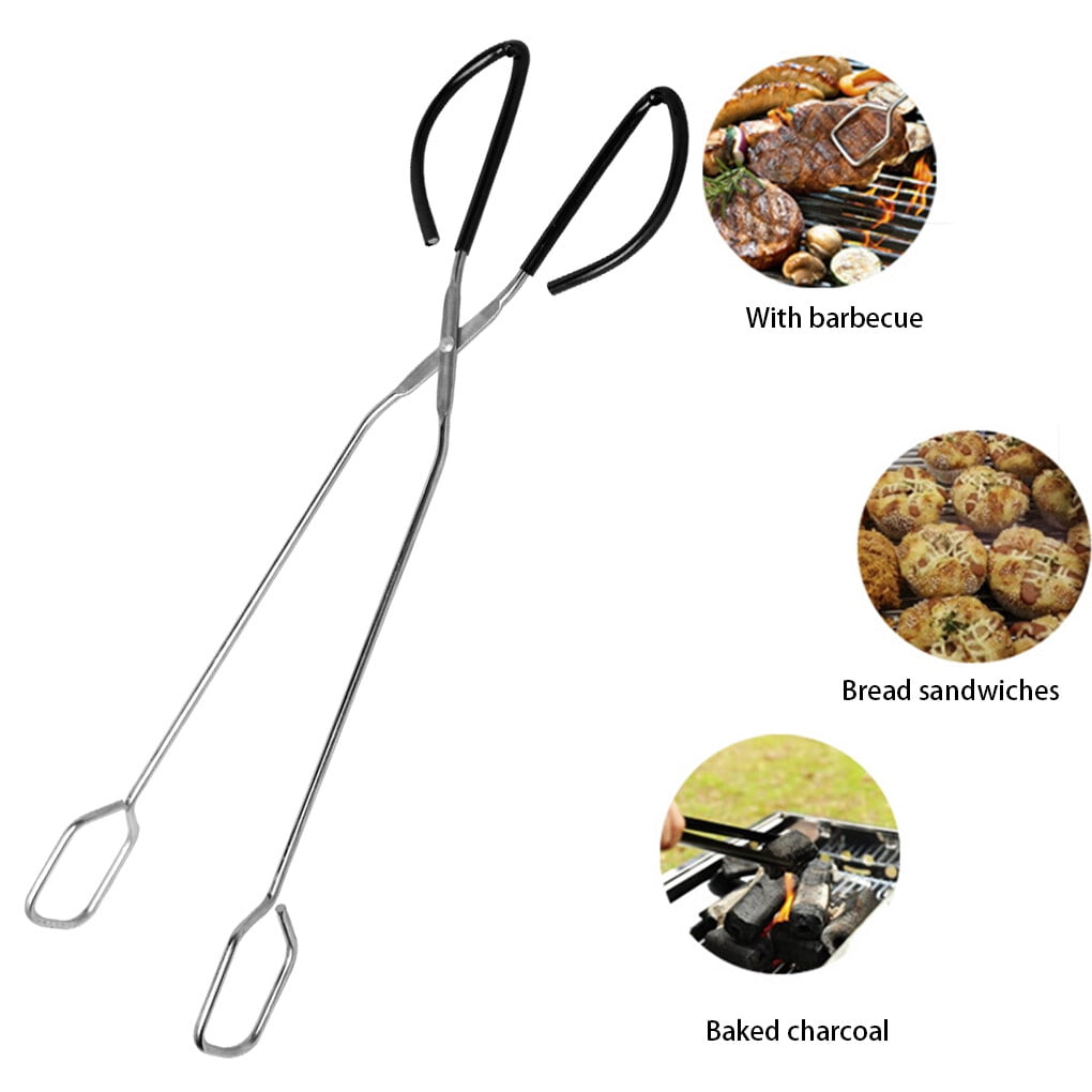 BBQ Tong Barbecue Grill Clip Pastry Baking Cooking Clamp Stainless ...