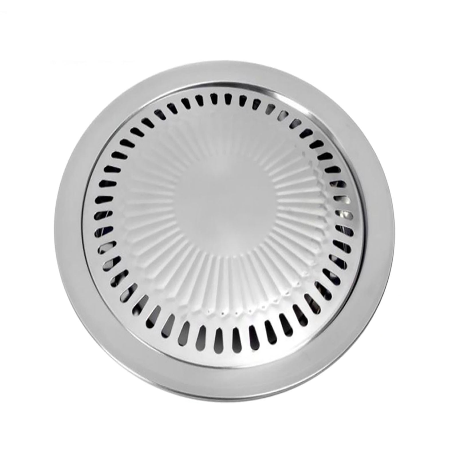 BBQ Tool Sets Round Stainless Steel Korean Bbq Grill Barbecue Set Non ...