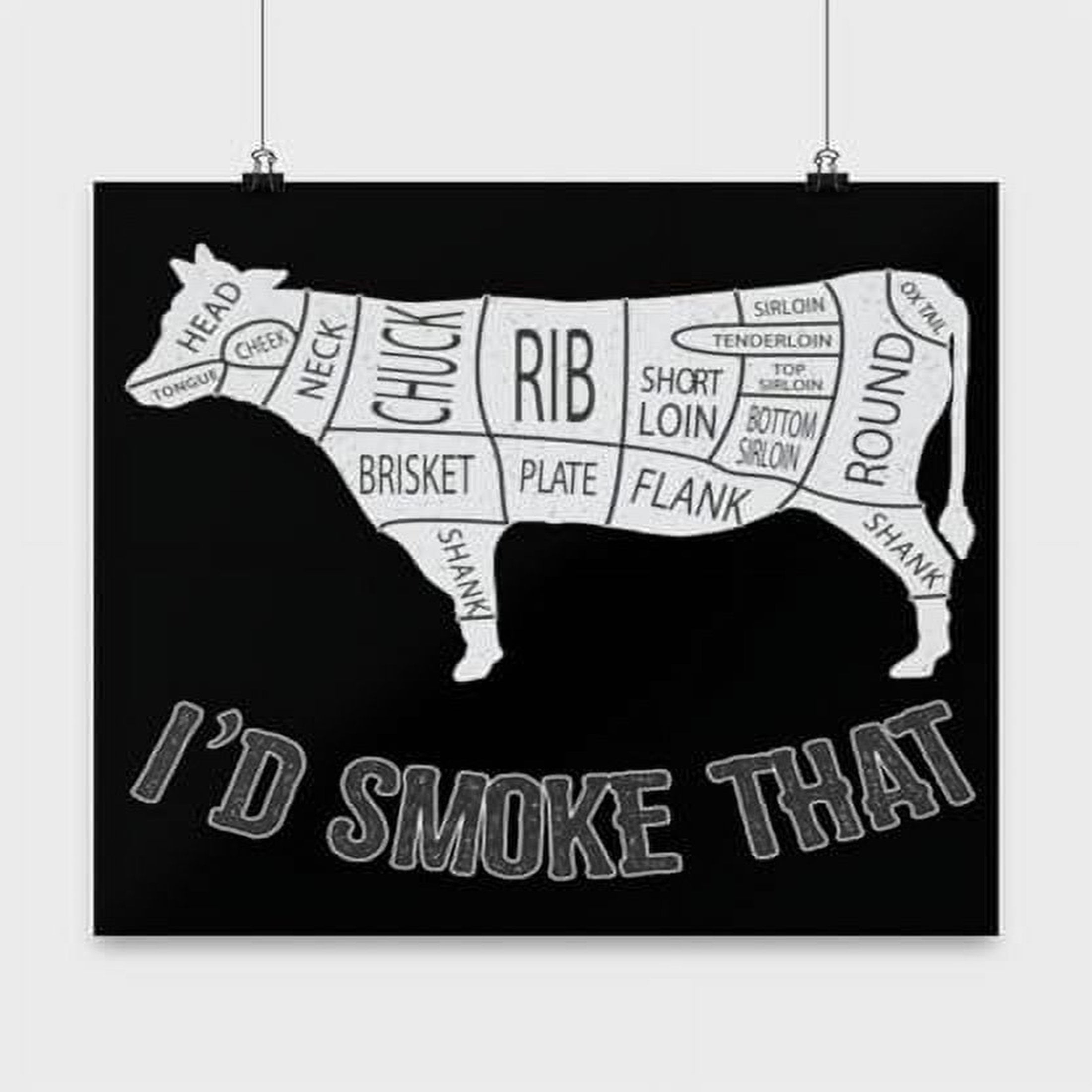BBQ Wall Art - BBQ Lovers - 13x13 Poster Print - Kitchen Decor ...