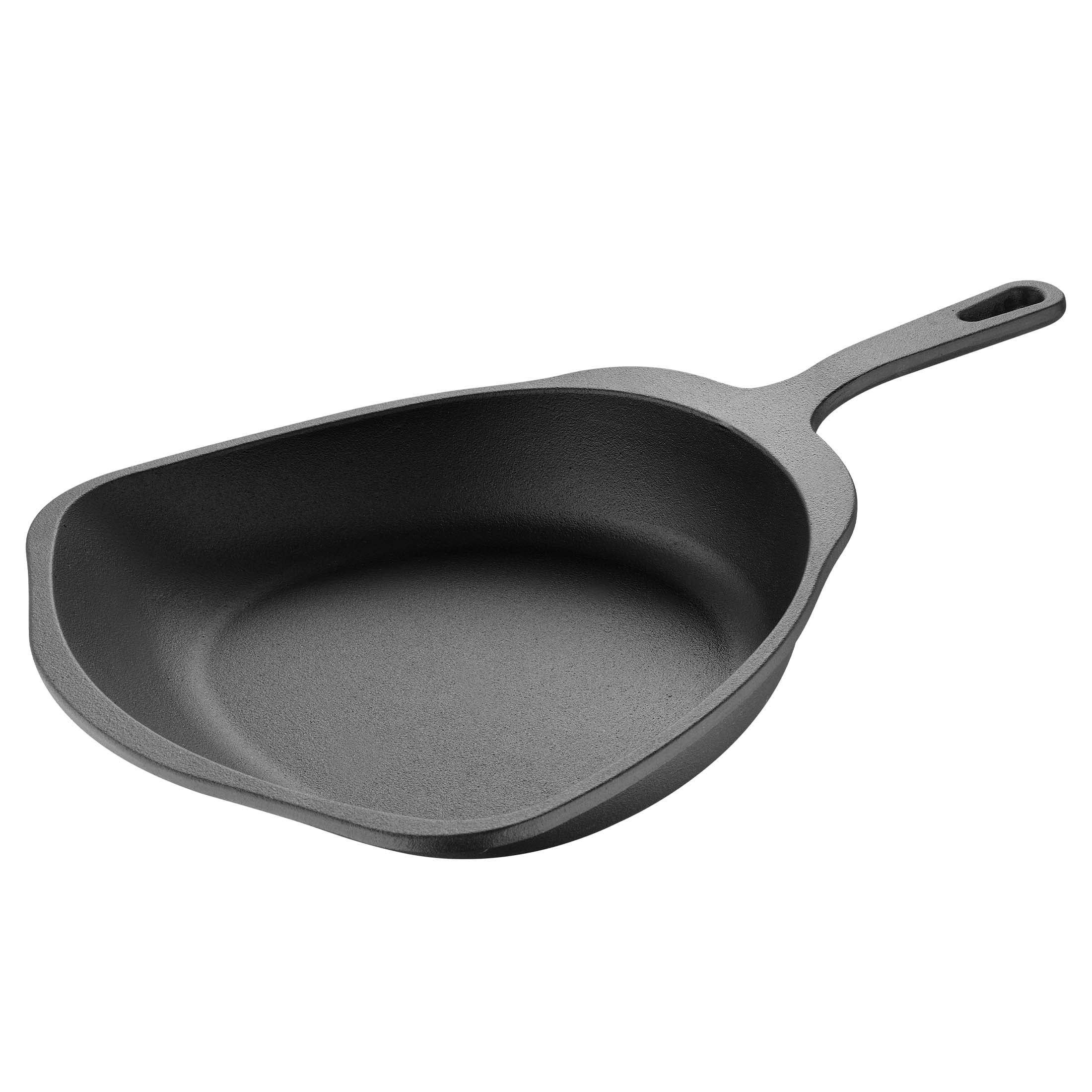 BBQ by MasterPRO - The Edge Pre Seasoned Cast Iron Fry Pan, 11 Inches ...