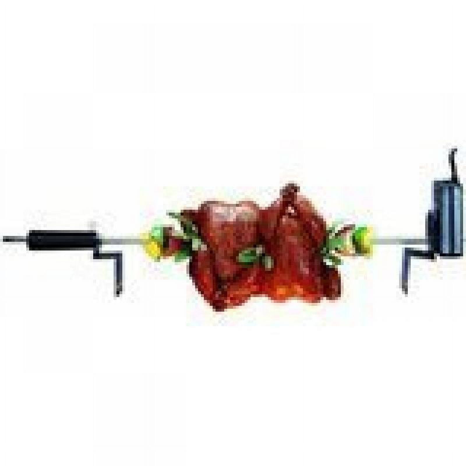 BBQ grillware Rotisserie Kit with Electric Motor and Steel Spit ...