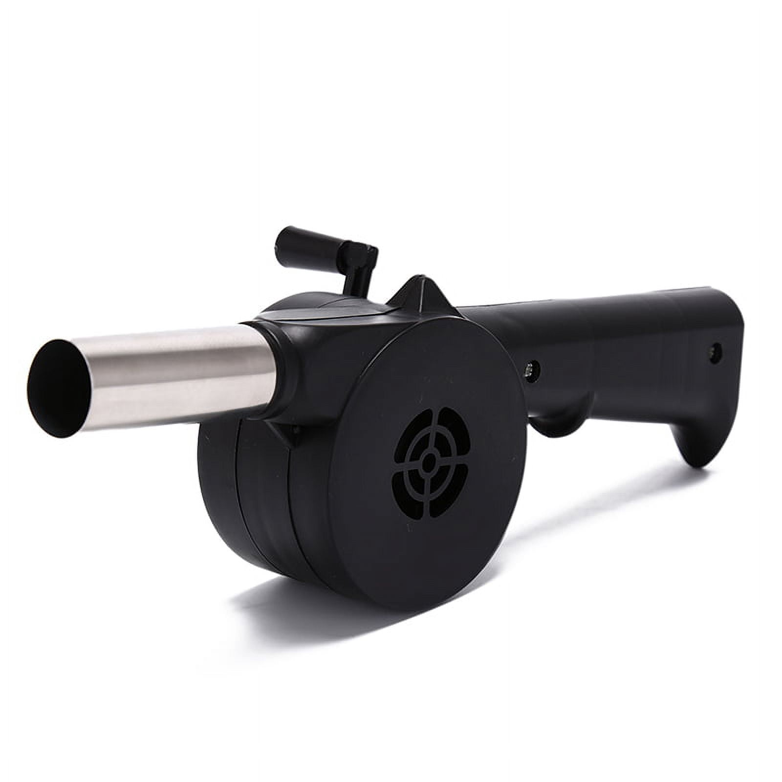 BBQ hand crank powered fan air blower fors picnic barbecue fire ...