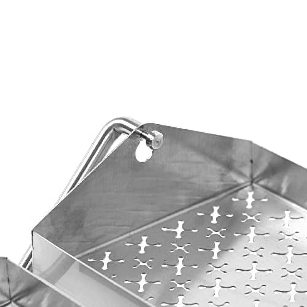 BBQGUYS Signature Rib Rotisserie Rotating BBQ Grill Trays - BBQ-RRW ...