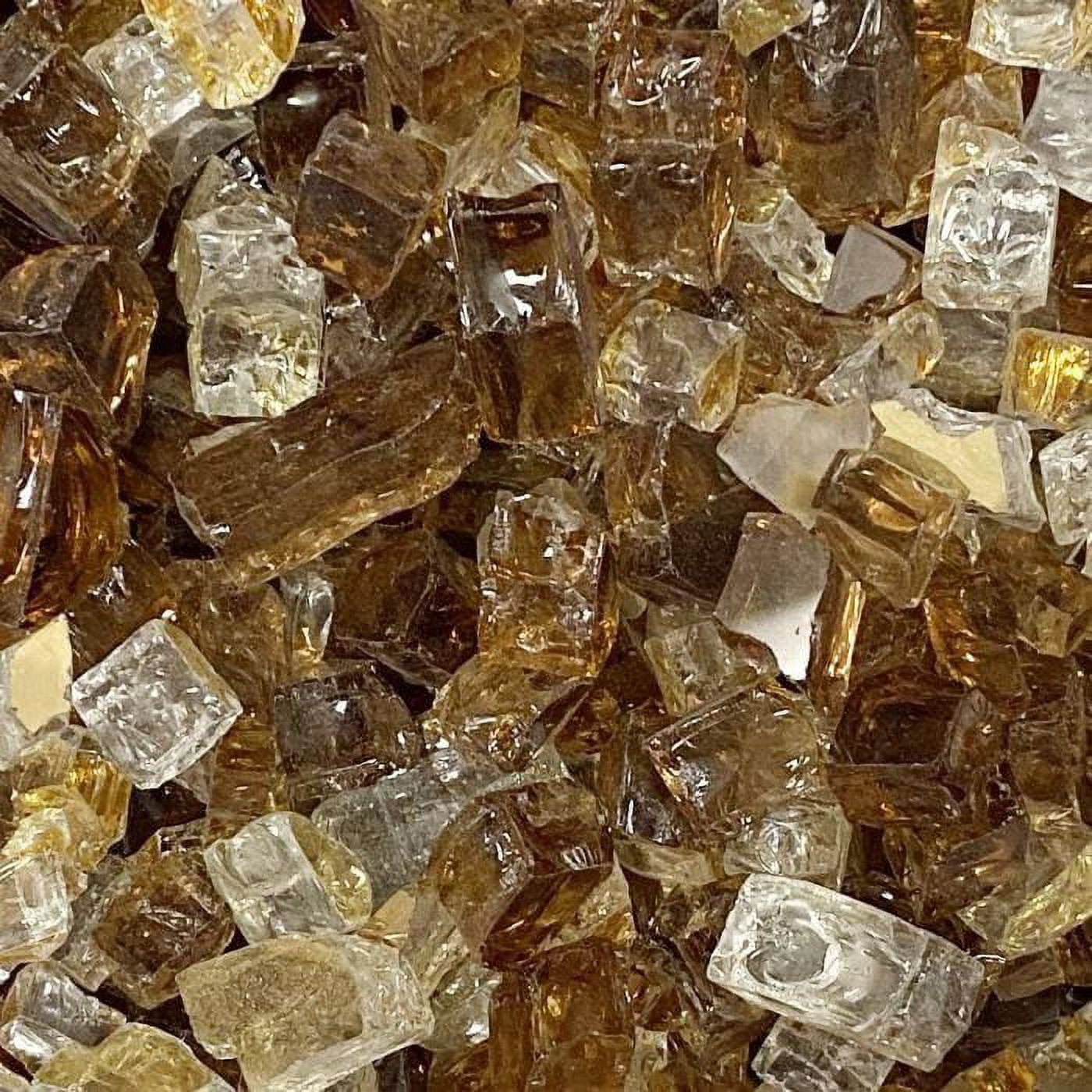 BBQGuys Signature 1/2-Inch Zion Reflective Fire Glass - 10 Pounds ...