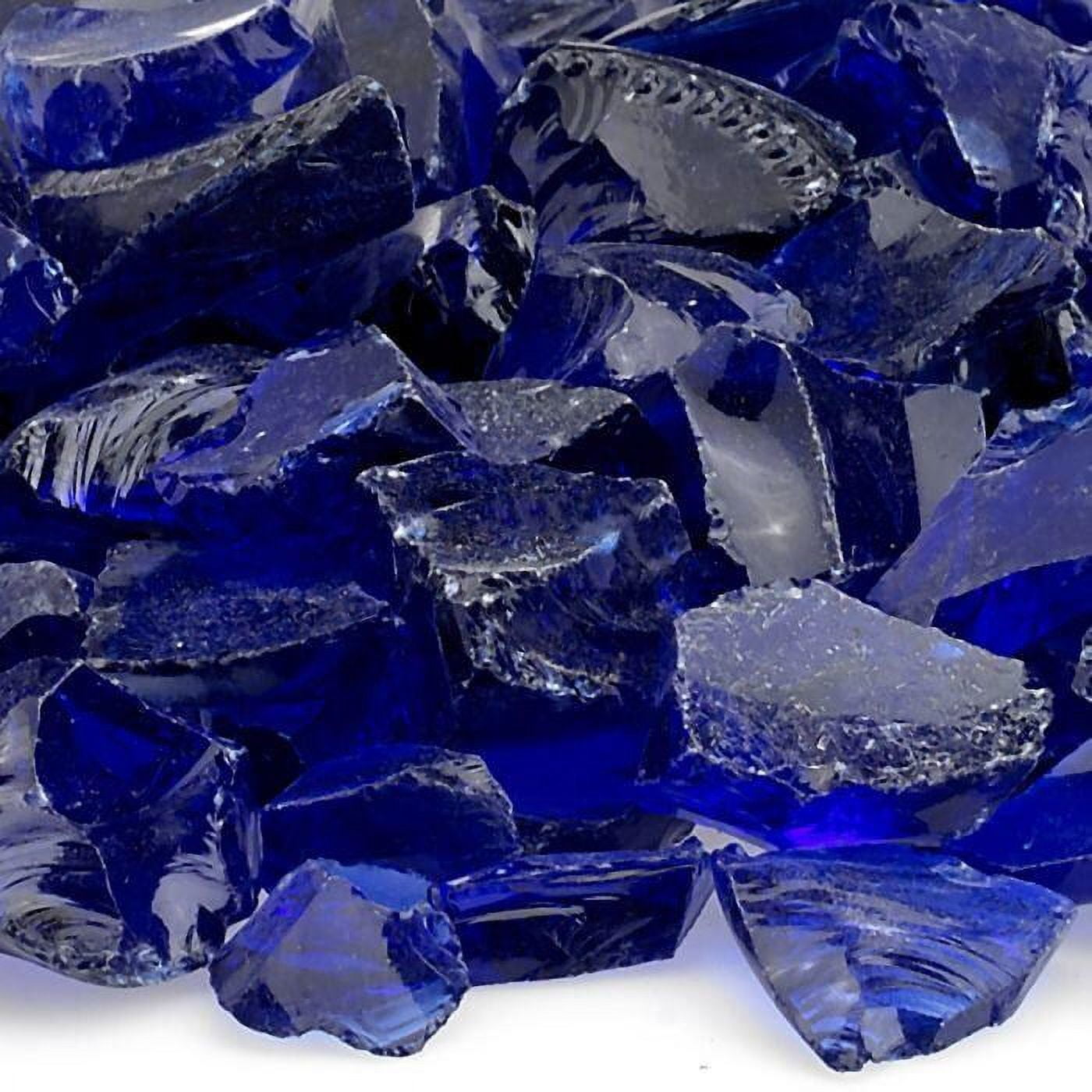 BBQGuys Signature 1/2-Inch to 1-Inch Dark Blue Fire Pit Glass - 10 ...