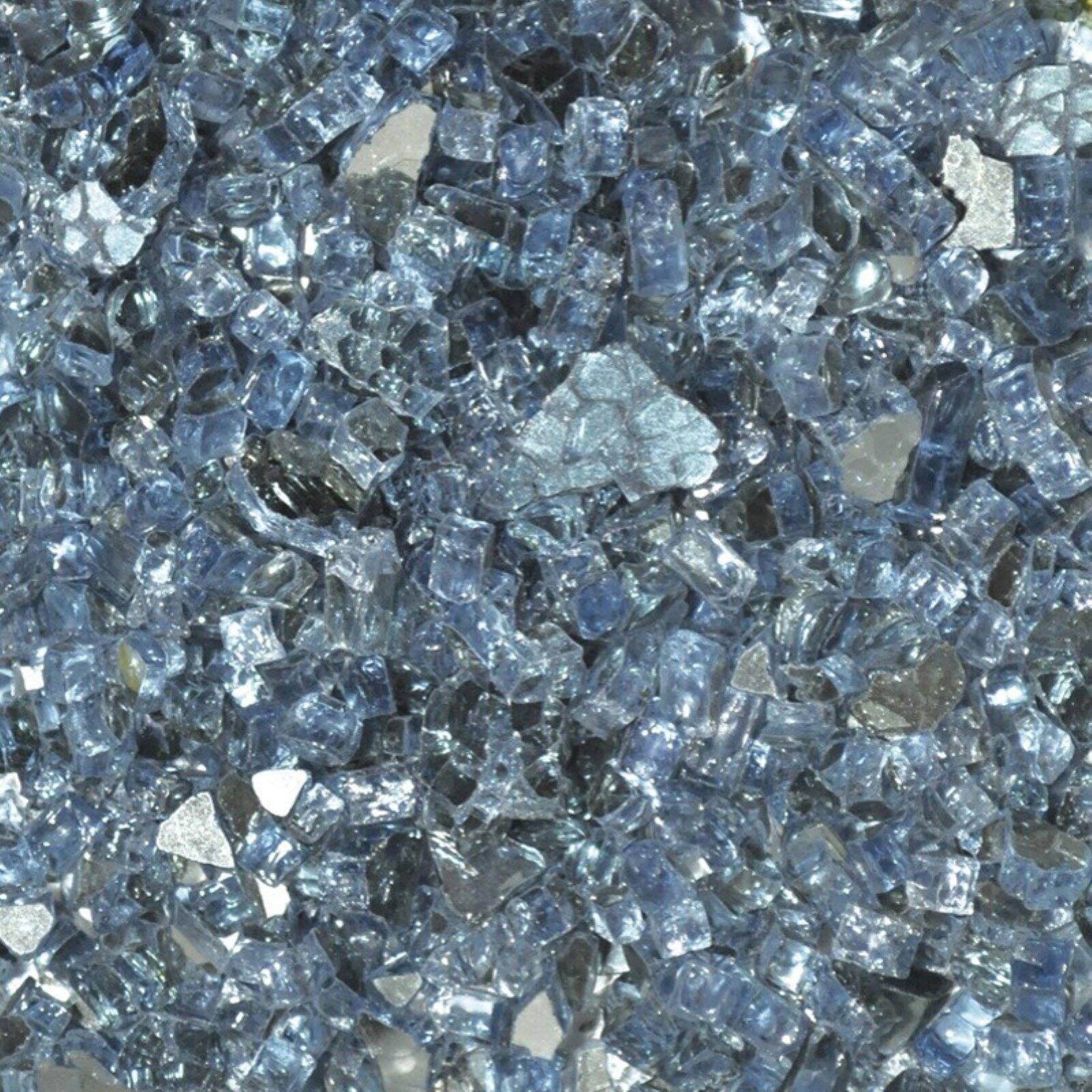 BBQGuys Signature 1/4-Inch Pacific Blue Reflective Fire Glass - 10 ...