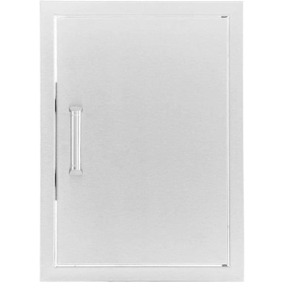 BBQGuys Signature 18-Inch Stainless Steel Reversible Single Access Door ...