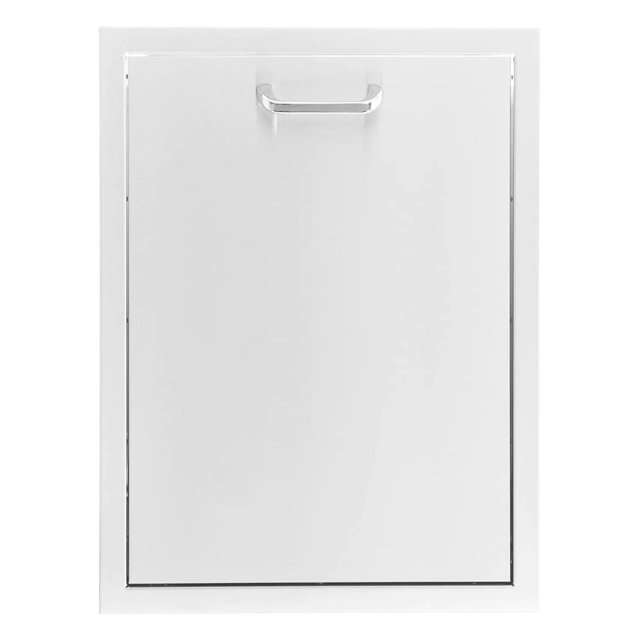 BBQGuys Signature 20-Inch Stainless Steel Roll-Out Double Trash ...