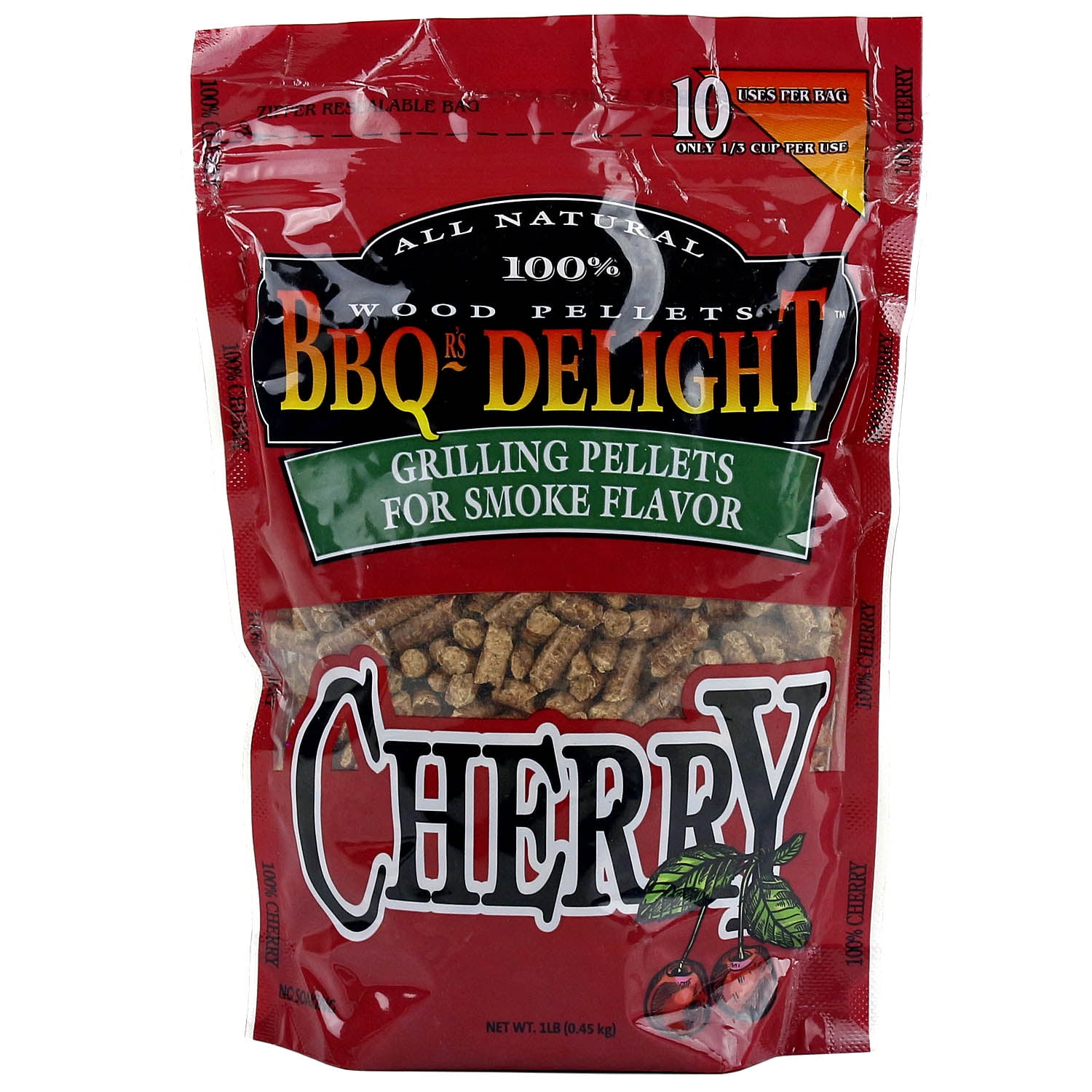 BBQr's Delight Cherry Pellet Blend 1lb Grilling Smoking Pellets 100% ...