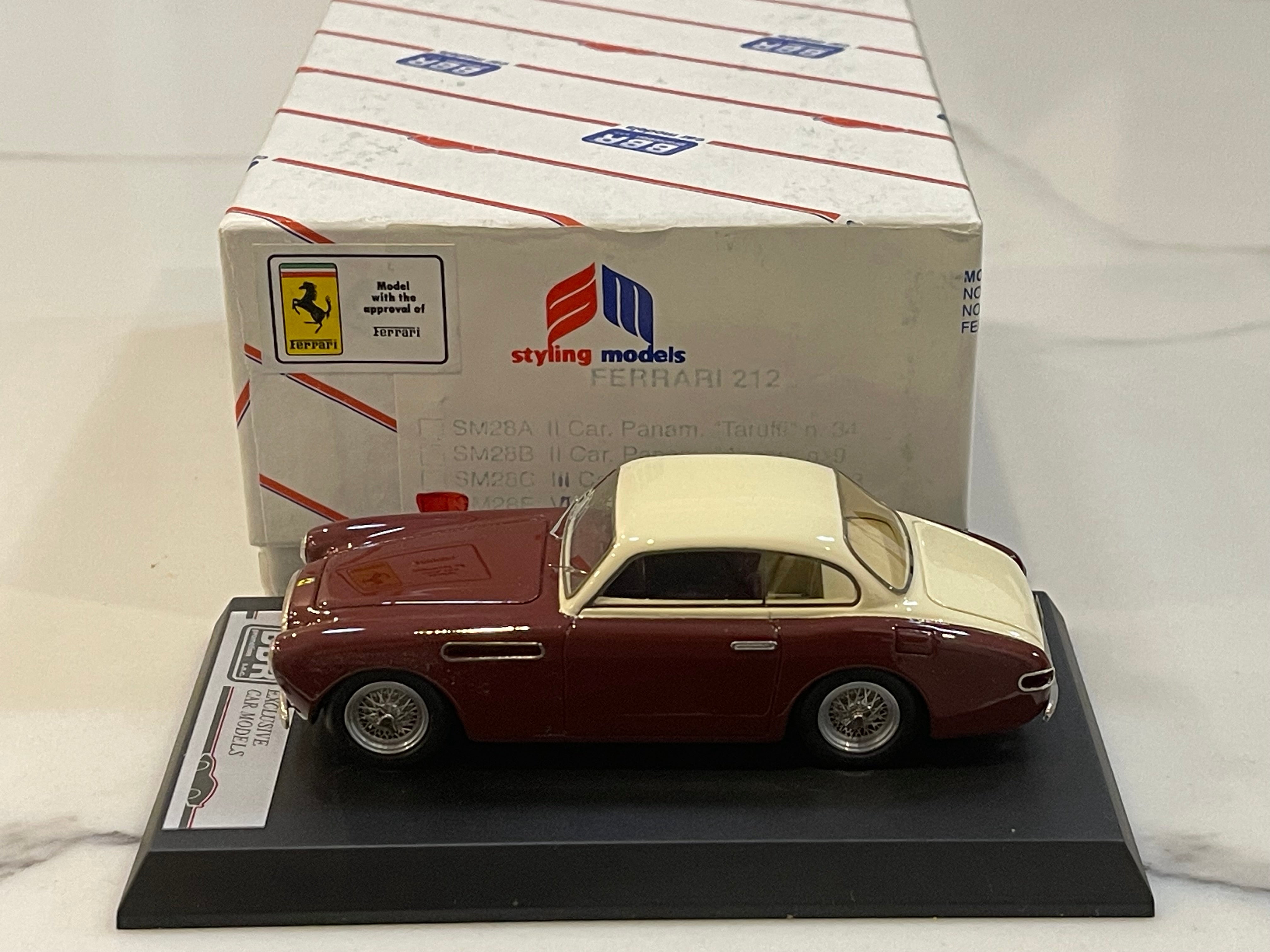 BBR 1/43 Ferrari 212 Inter 1952 Brown/Ivory SM28E - Walmart.com