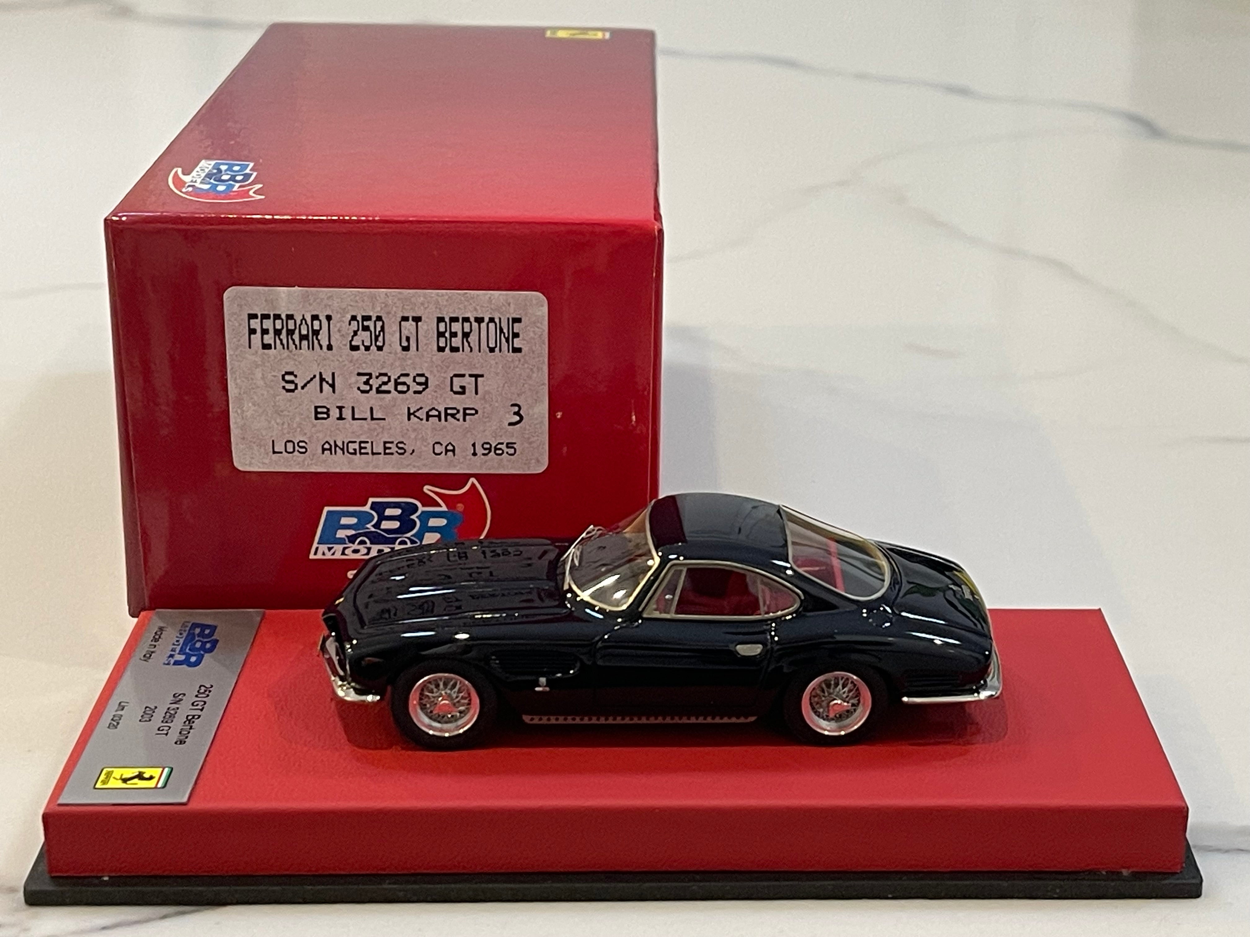 BBR 1/43 Ferrari 250 GT Bertone 3269GT 1962 Dark Blue BBR92ALB ...
