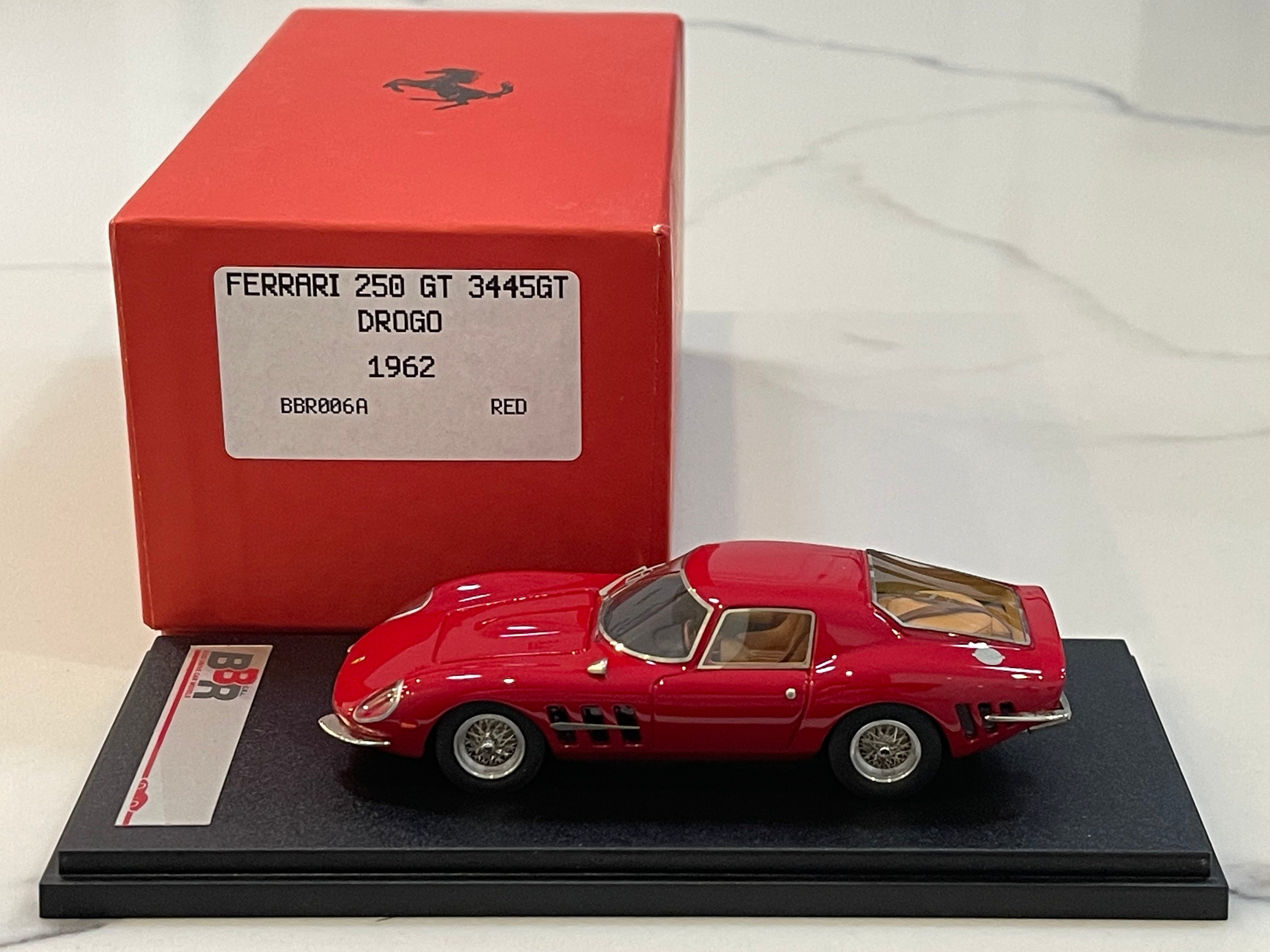 BBR 1/43 Ferrari 250 GT Drogo 3445GT 1962 Red BBR006A - Walmart.com