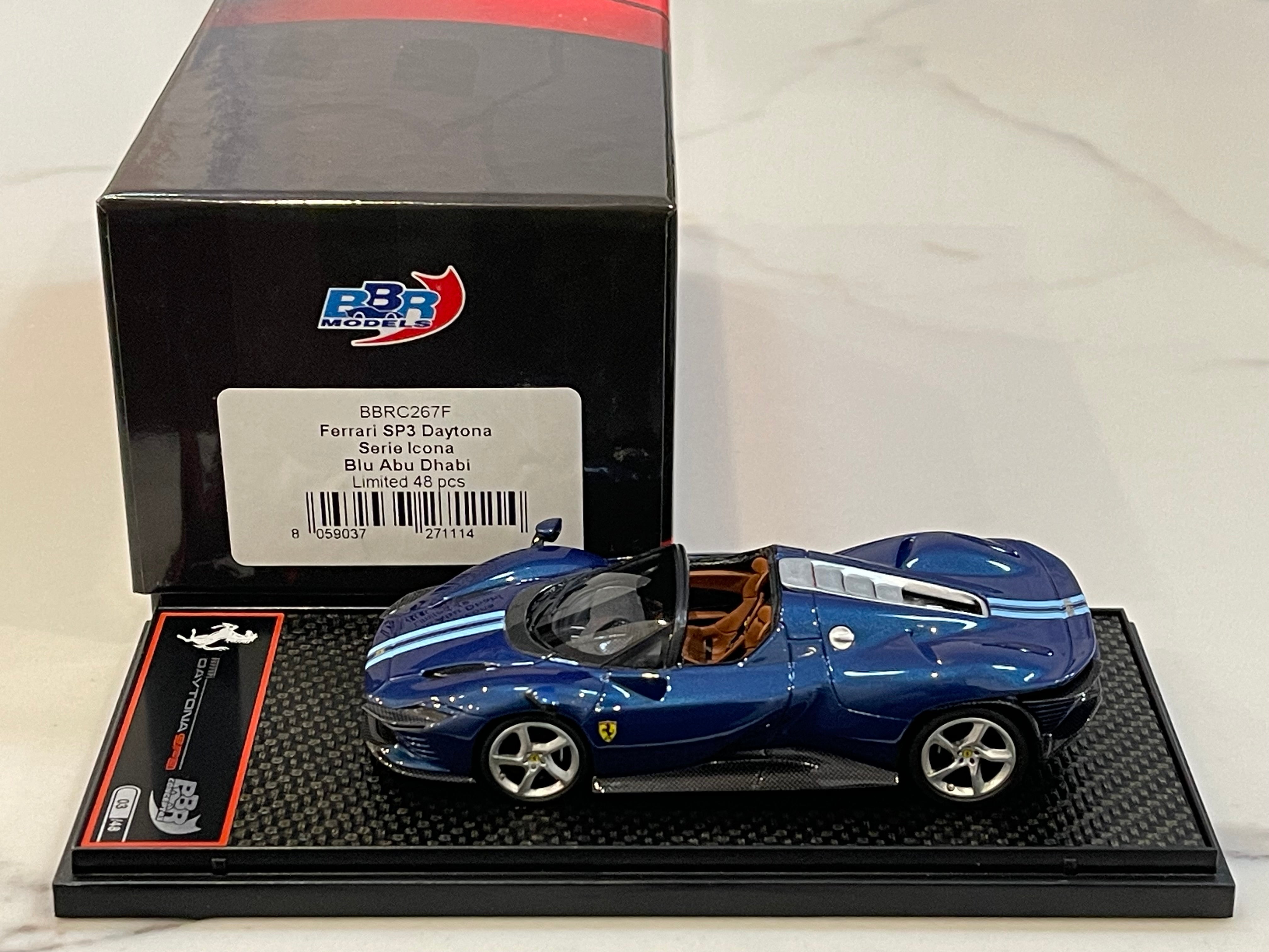 BBR 1/43 Ferrari SP3 Daytona 2023 Blu Abu Dhabi BBRC267F - Walmart.com