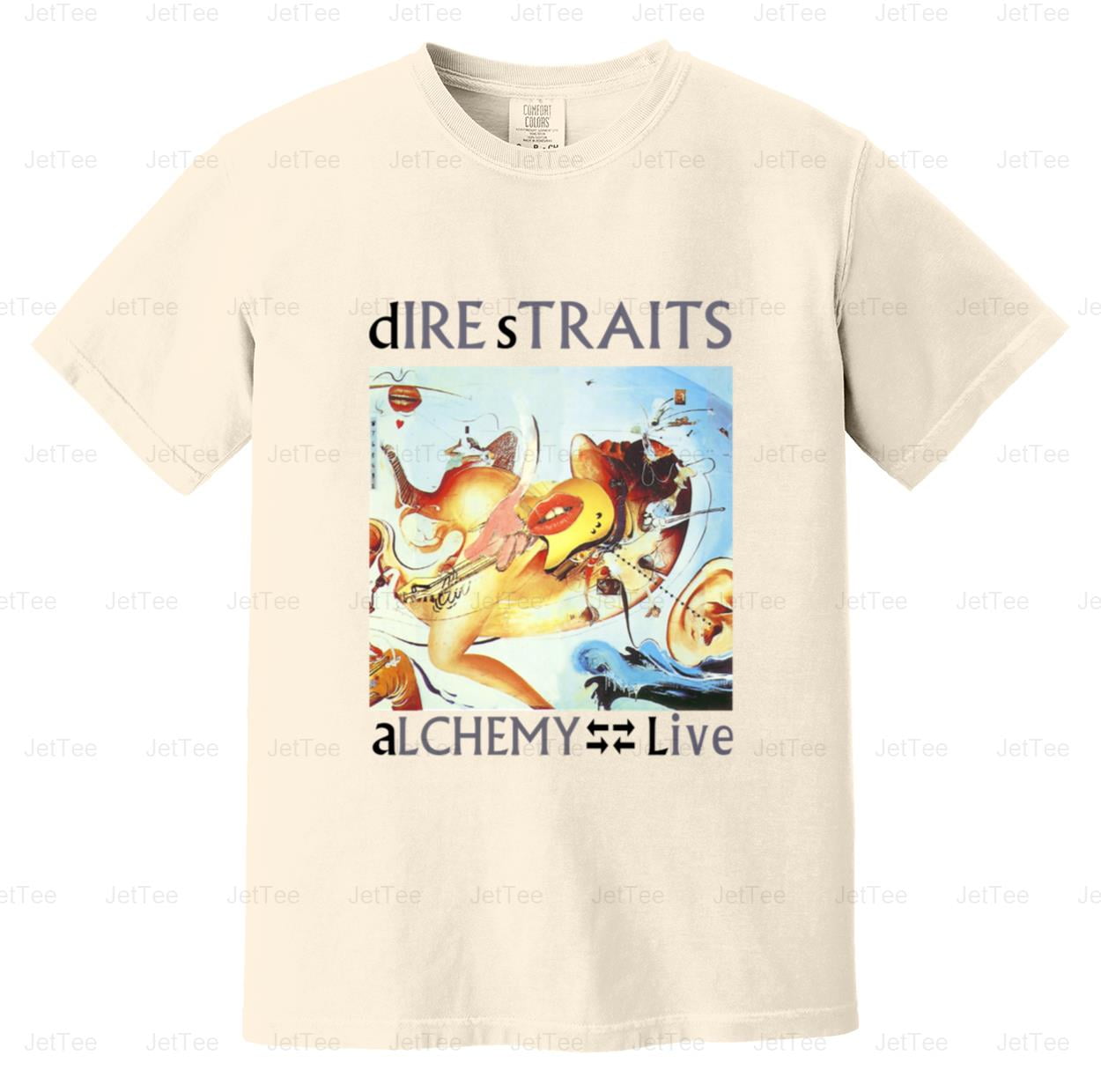 BBRB-015 Dire Straits - On Every Street Music Album Cover Comfort Color T-Shirt Unisex, up to ...