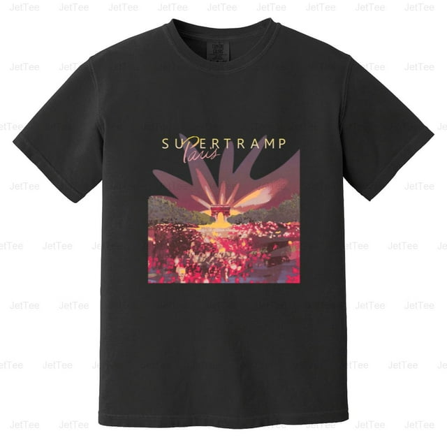 BBRB-029 Supertramp - Paris Music Album Cover Comfort Color T-Shirt ...