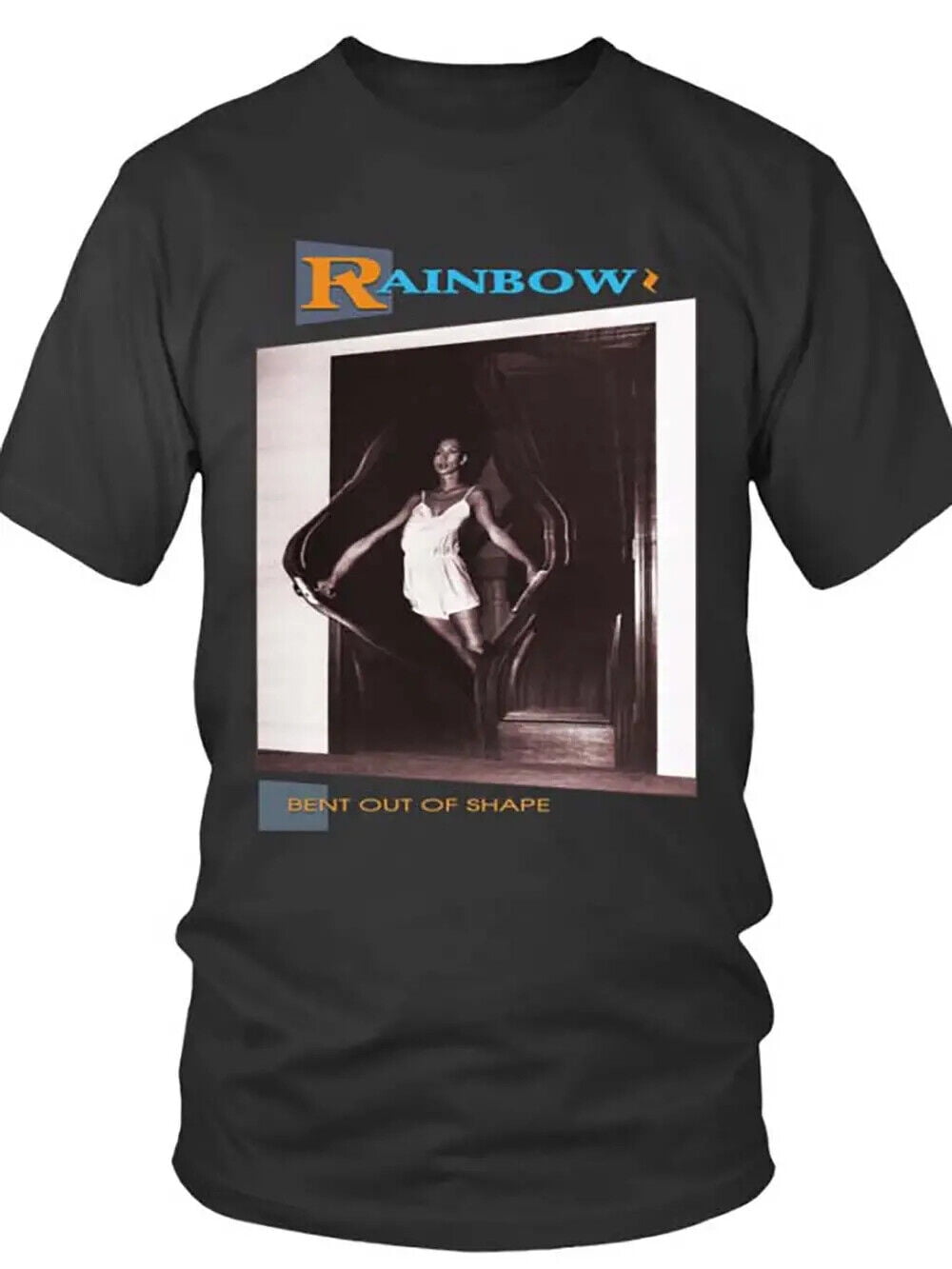 BBRB-123-BK. Rainbow - Bent Out of Shape 32156 funny Men’s T-shirt ...