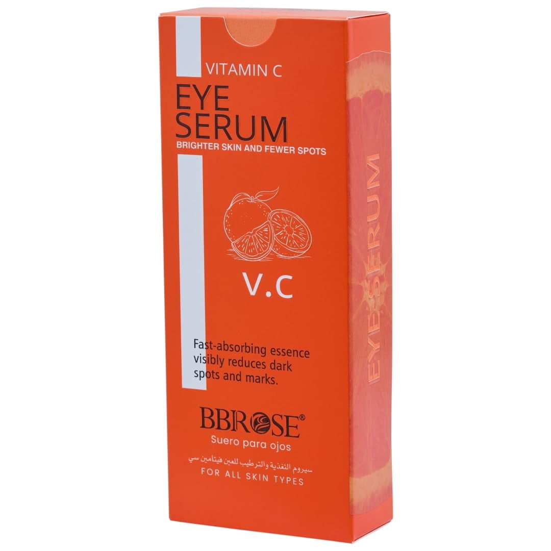 BBROSE Vitamin C Eye Serum 5ml Brightens Skin Reduces Dark Spots FastAbsorbing Essence for Dark ...