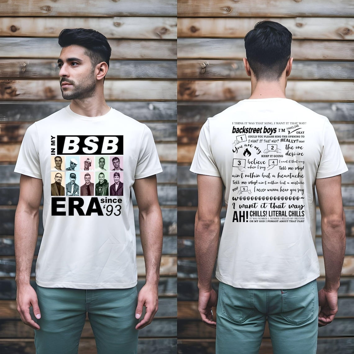 BBSB Fan Shirt Since 1993, Y2K Nostalgia Fan Tee, 90s Boy Band Gift, Retro Pop Music Tee, BSB ...