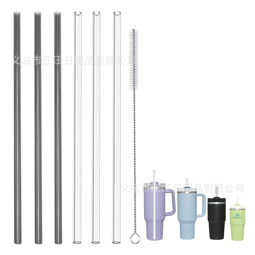 BBTS Straw Set Transparent 40oz Car Cup Universal Straw, Comes with 1 ...