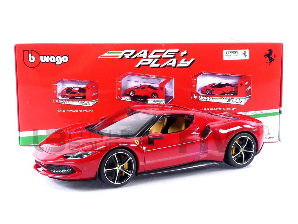 BBURAGO 1/18 - FERRARI 296 GTB Hybrid 380HP V6 - 2021 - Walmart.com