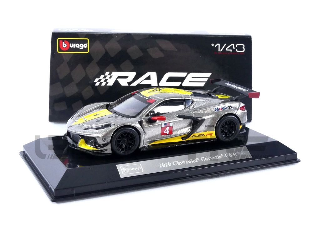 BBURAGO 1/43 - CHEVROLET Corvette C8R - 2020 - Walmart.com