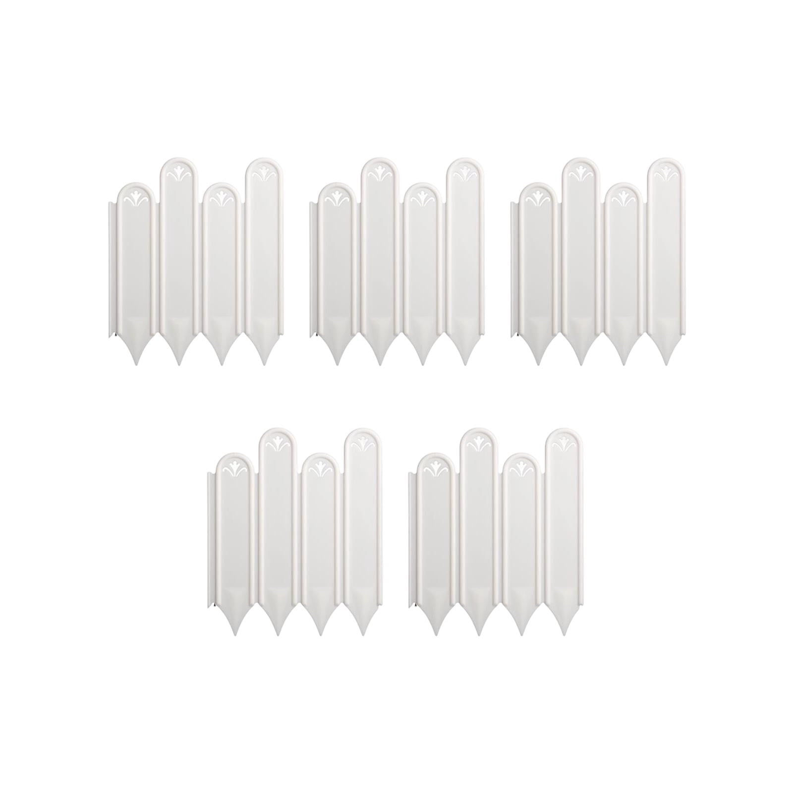 BBilaBu 5PCS Garden Edging Borders,Plastic Garden Landscape Edging,Lawn ...