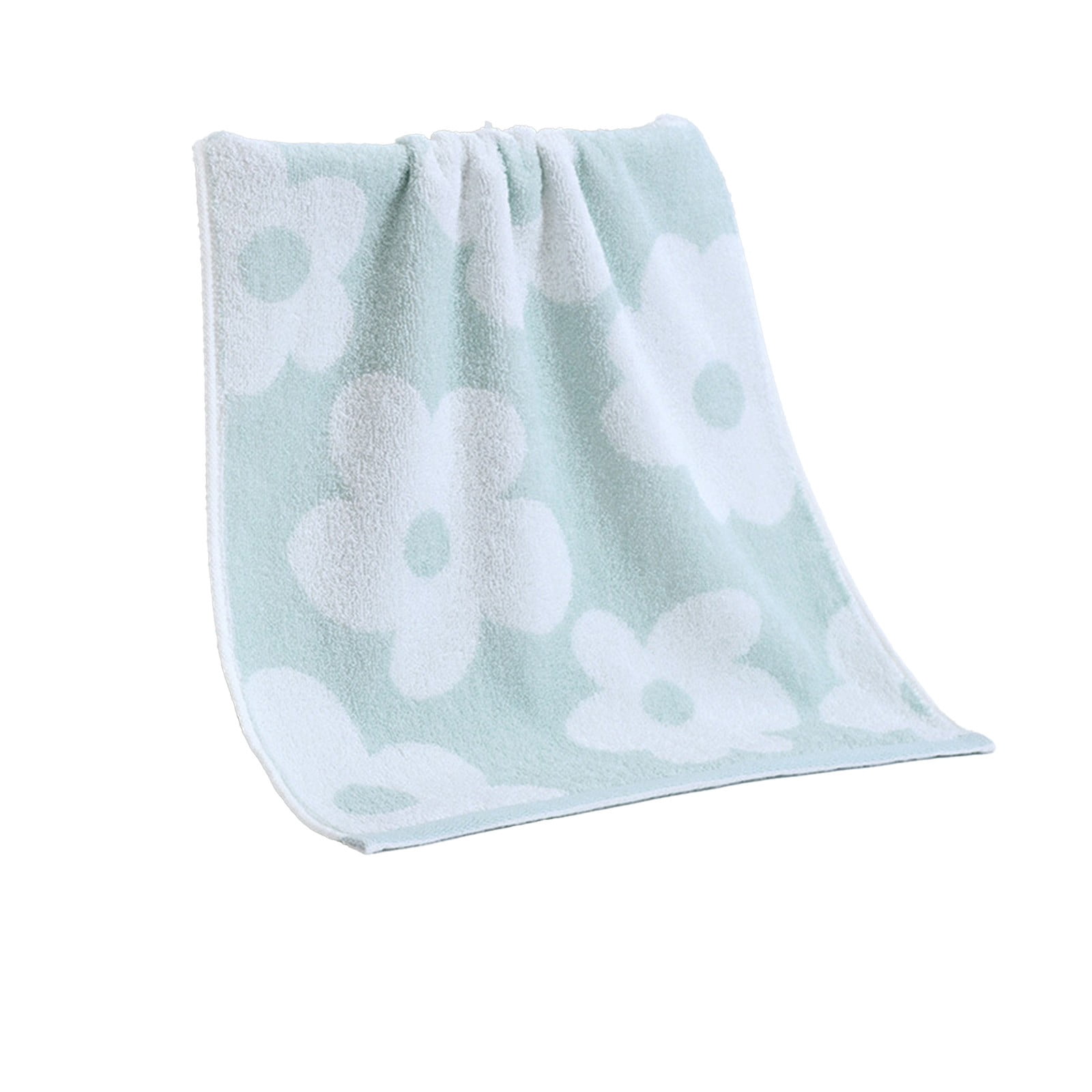 BBilaBu Floral Hand Towels for Bathroom,Cotton Face Towels,Soft ...