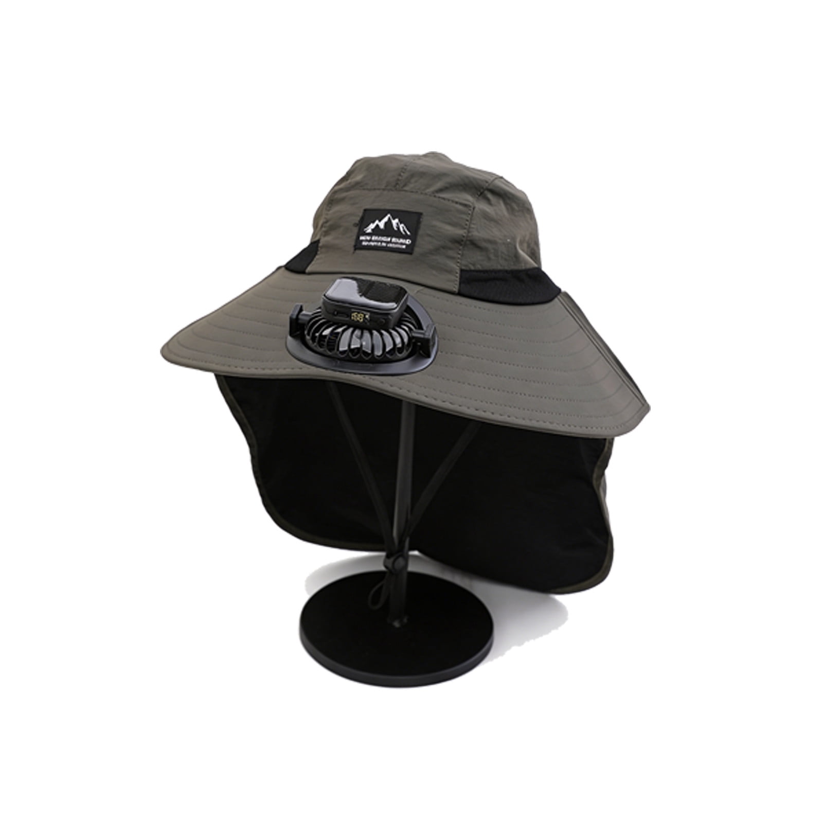 BBilaBu Solar Powered Fan Hat,Wide Brim Sun Fishing Hat with Adjustable ...