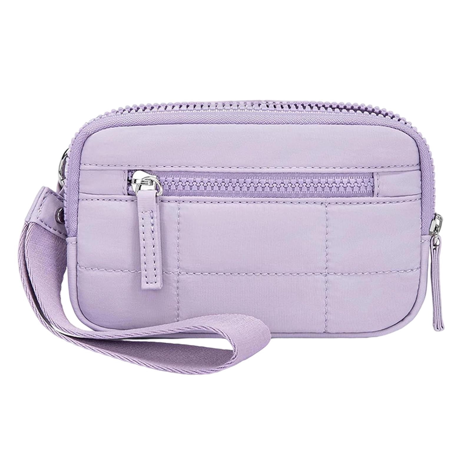 BBilaBu Wristlet Wallets for Women,Quilted Nylon Wallet Purse,Card ...