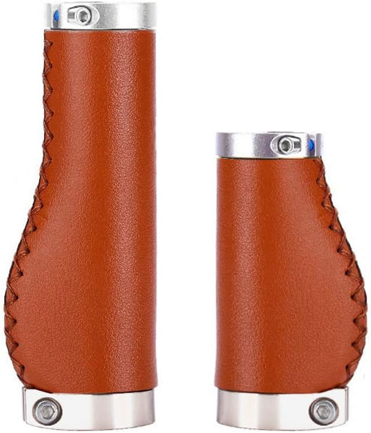 BBxunsless Bicycle Handle Grips PVC Microfiber Leather Ergonomic Hand ...