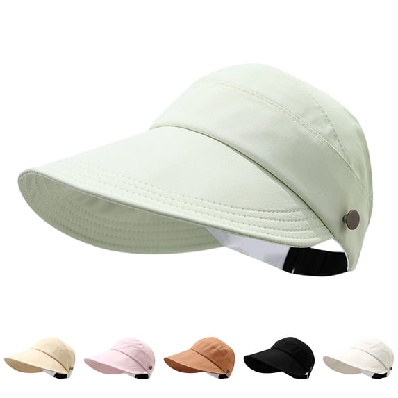 BByeadc Women's Baseball Cap Ponytail Sun Visor Hat, Breathable Open ...