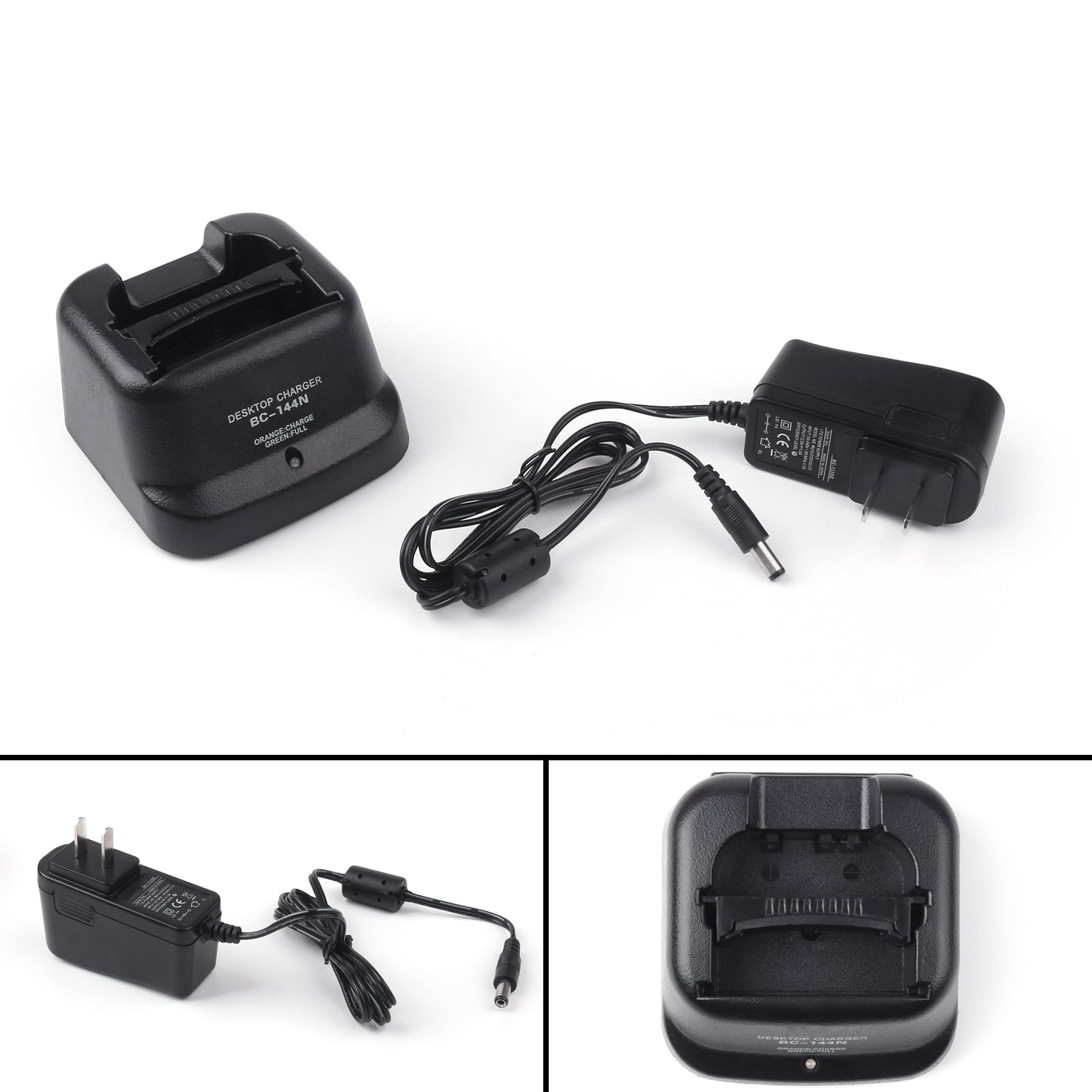 BC-144N Desktop Charger for ICOM IC-V82 IC-V8 IC-T3H IC-F30GT/GS IC ...