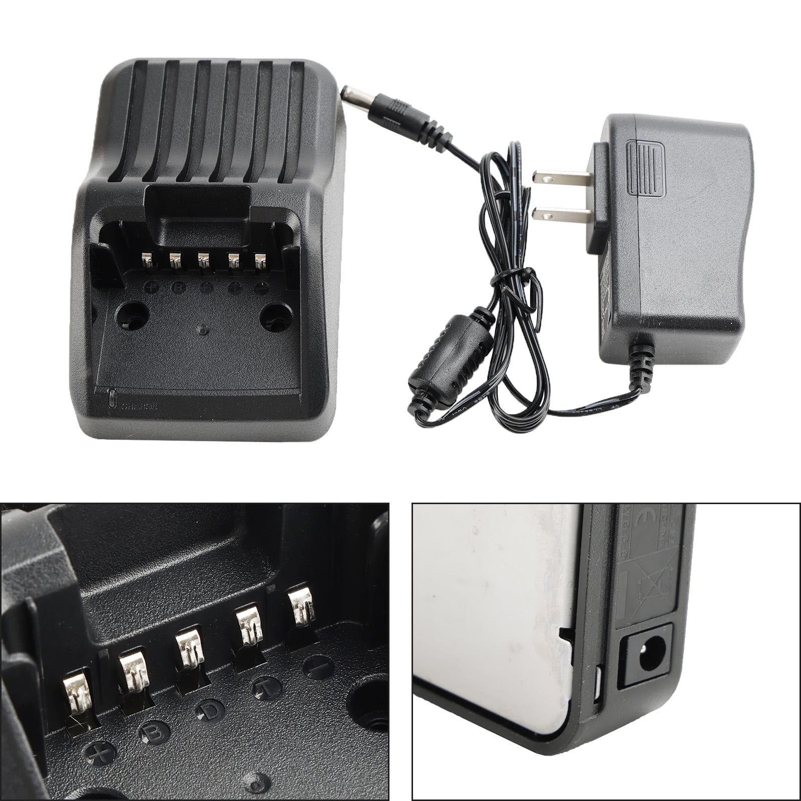 BC-219 Charger BP-283 Battery Rapid Dock for ICOM IC-F3400 F3400F ...